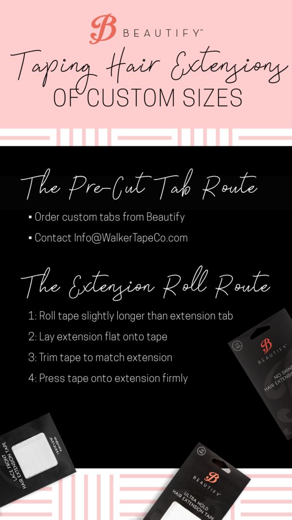 How to Tape Custom Hair Extensions - Walker Tape®