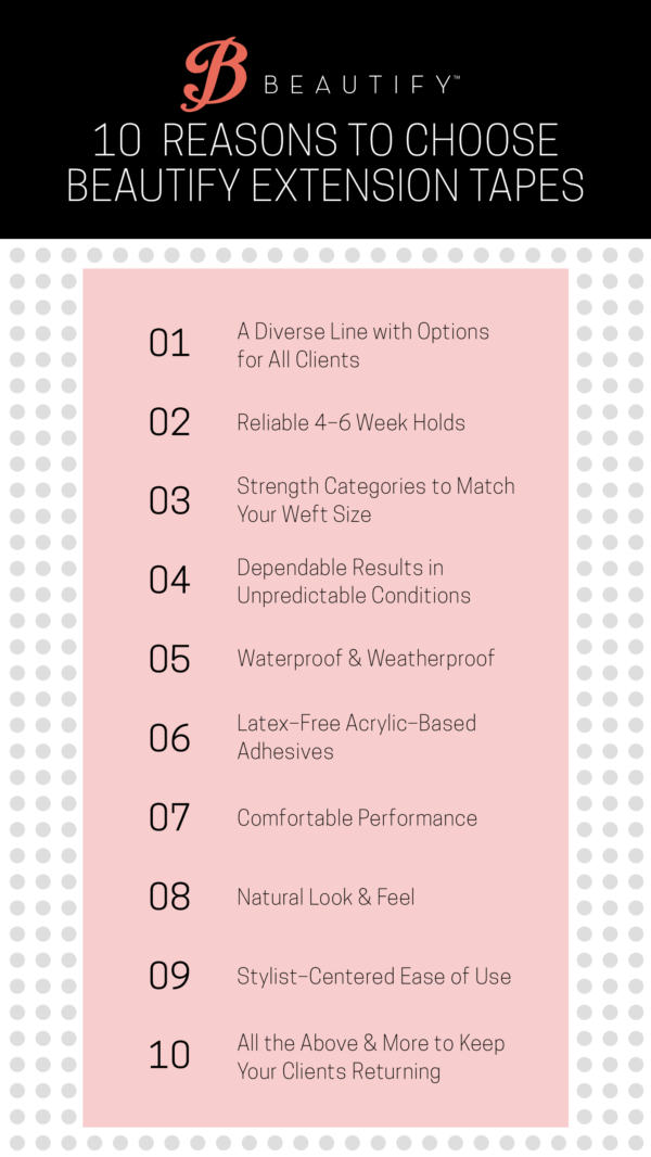 10 Reasons to Choose Beautify Extension Tapes | Walker Tape®